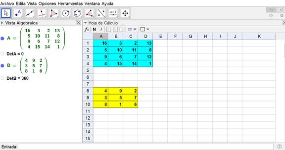 Hoja De Trabajo De Suma De Matrices